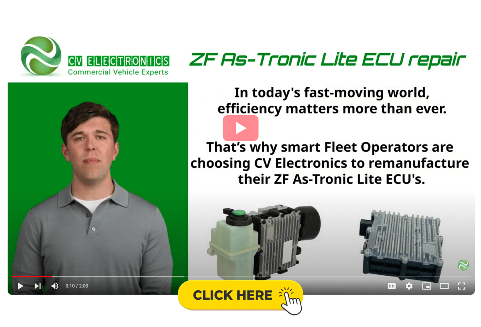 ZF As Tronic Lite PowerPack ECU repair | CV Electronics Ltd